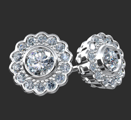 Earrings 55 | Files to download and to 3D print for free - 3DPEA